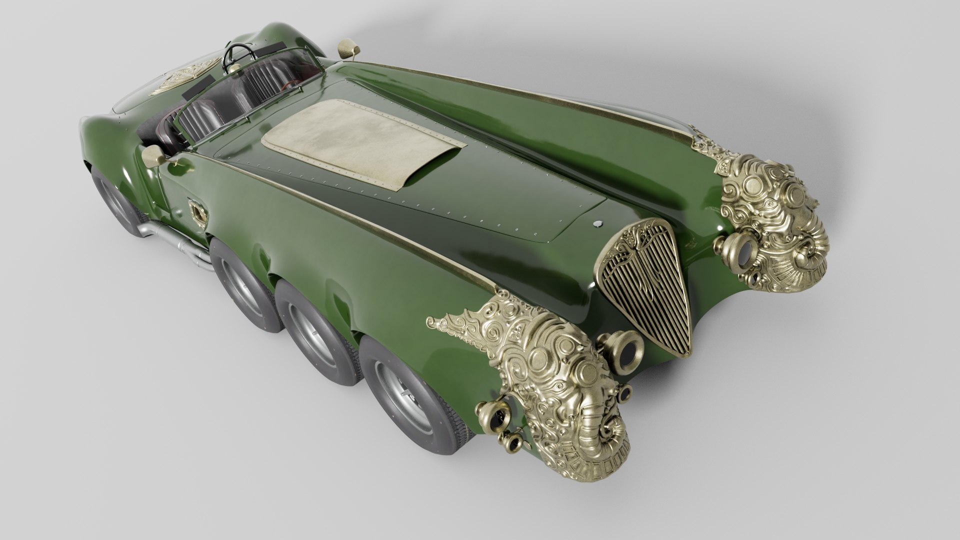 3D Fantasy Car - CAPTAIN NEMOS NAUTILUS - TurboSquid 2377356