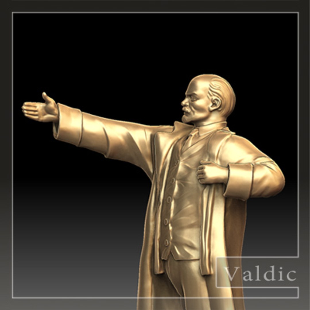 3d Lenin Vladimir Ilyich