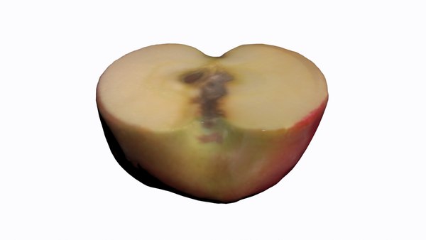 3D half apple - TurboSquid 1633570
