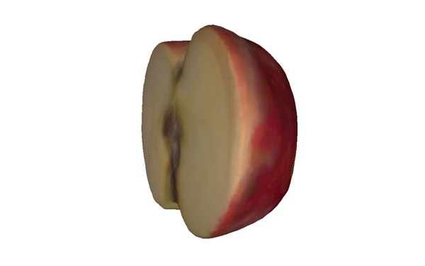3D half apple - TurboSquid 1633570