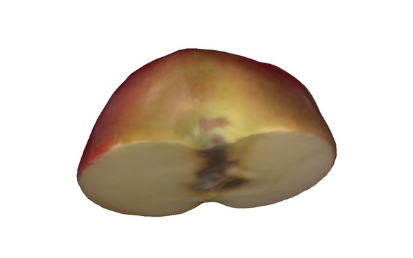 3D half apple - TurboSquid 1633570