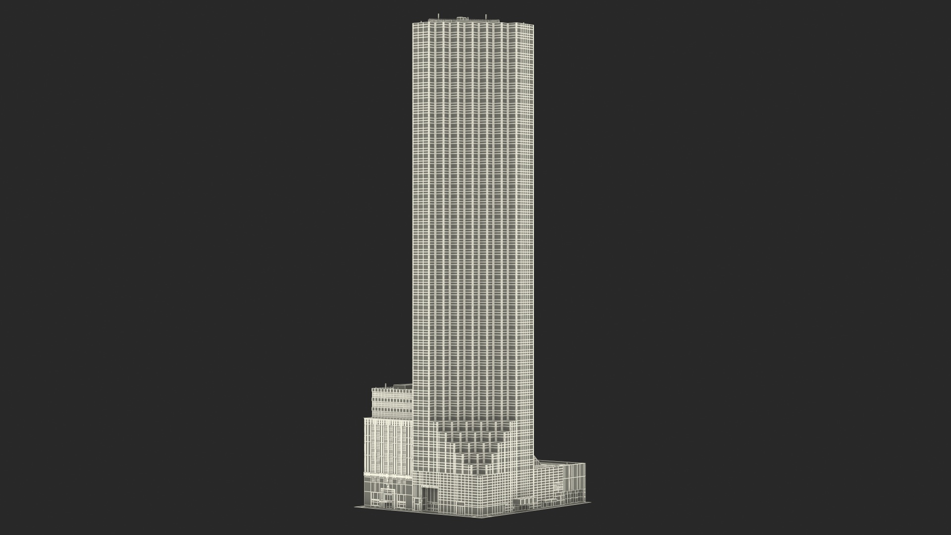 Trump Tower Skyscraper 3D Model - TurboSquid 1611313