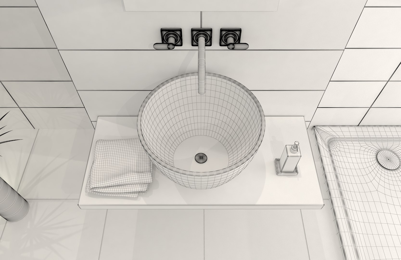 Bathroom Ceramic Modern 3d Max