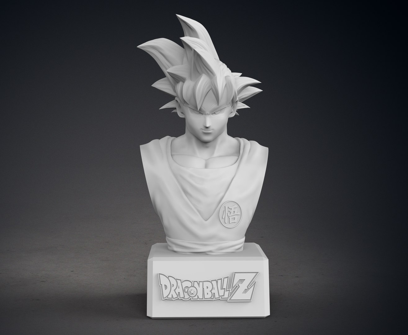 Son Goku Bust Model - TurboSquid 2226867