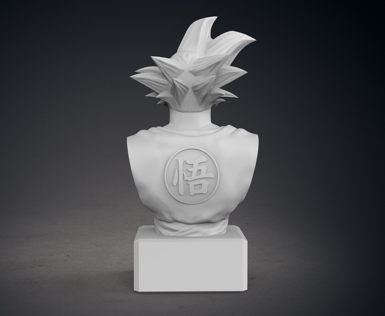 Son Goku Bust Model - TurboSquid 2226867