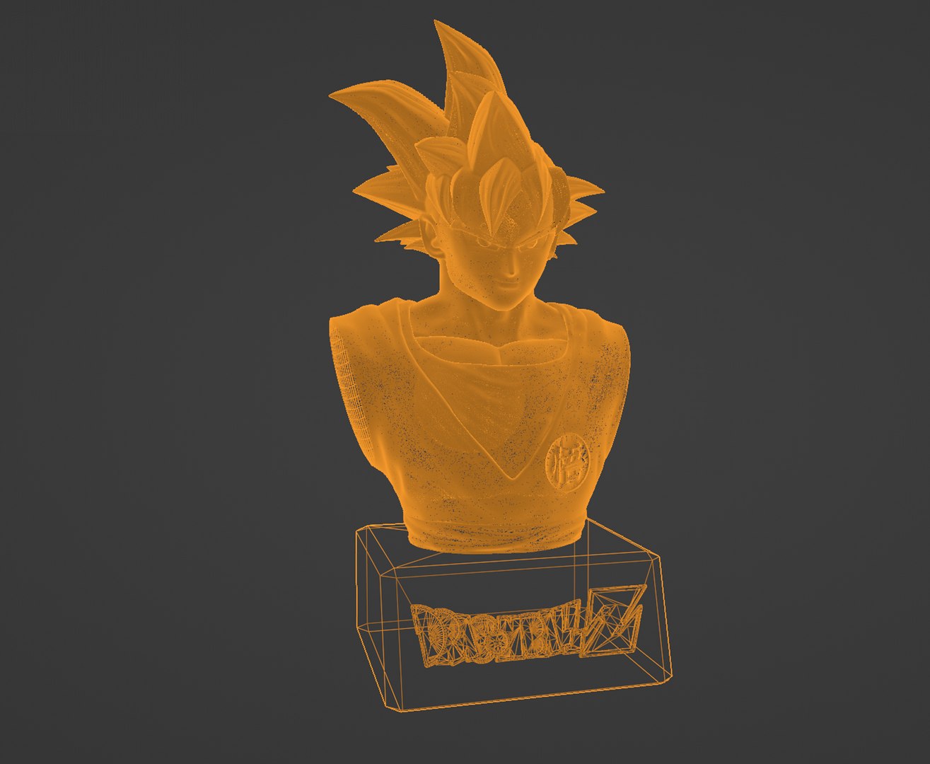 Son Goku Bust Model - TurboSquid 2226867