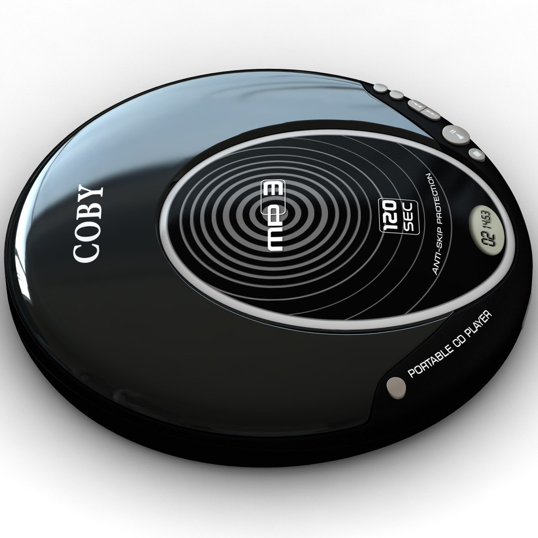 3d model cd player coby