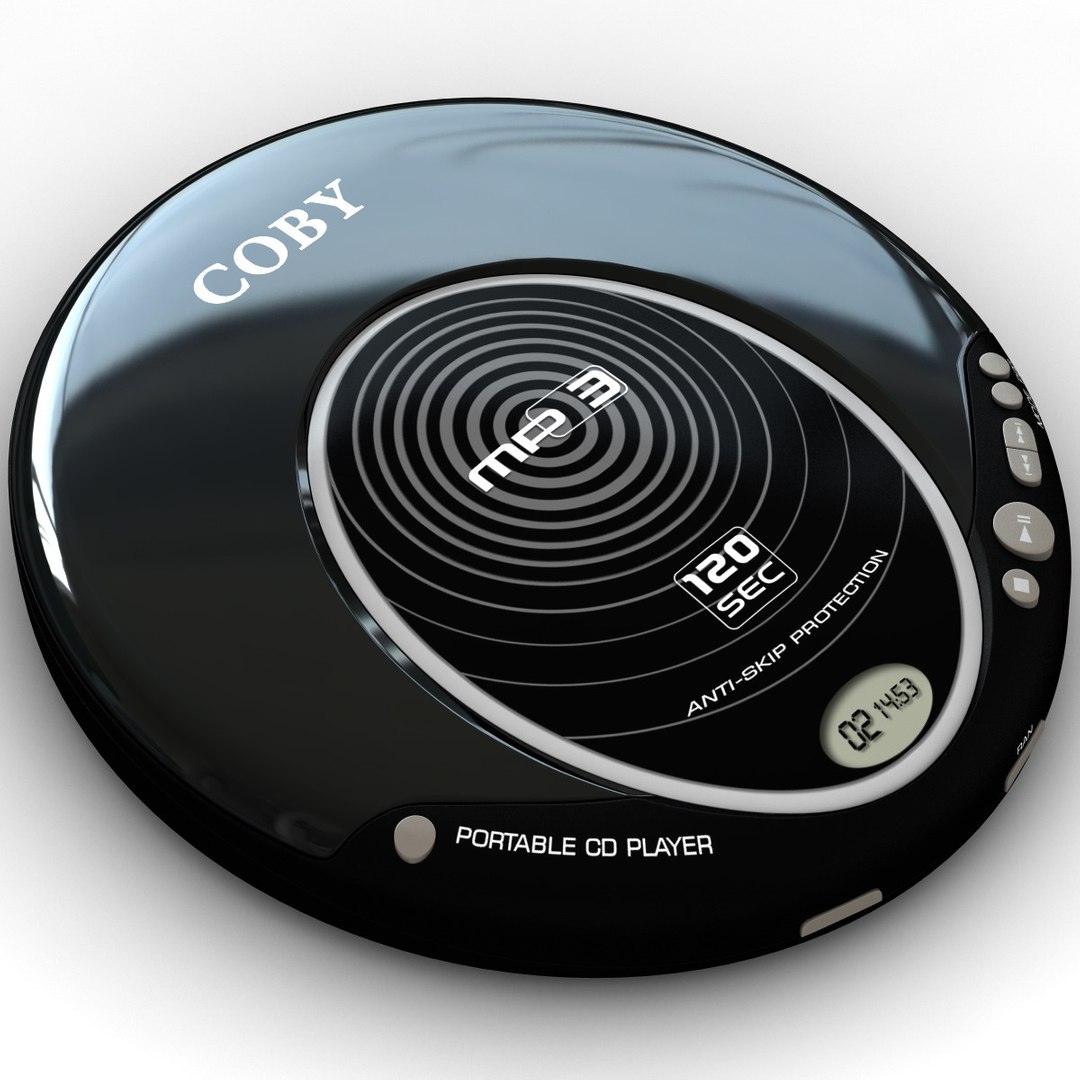 3d model cd player coby