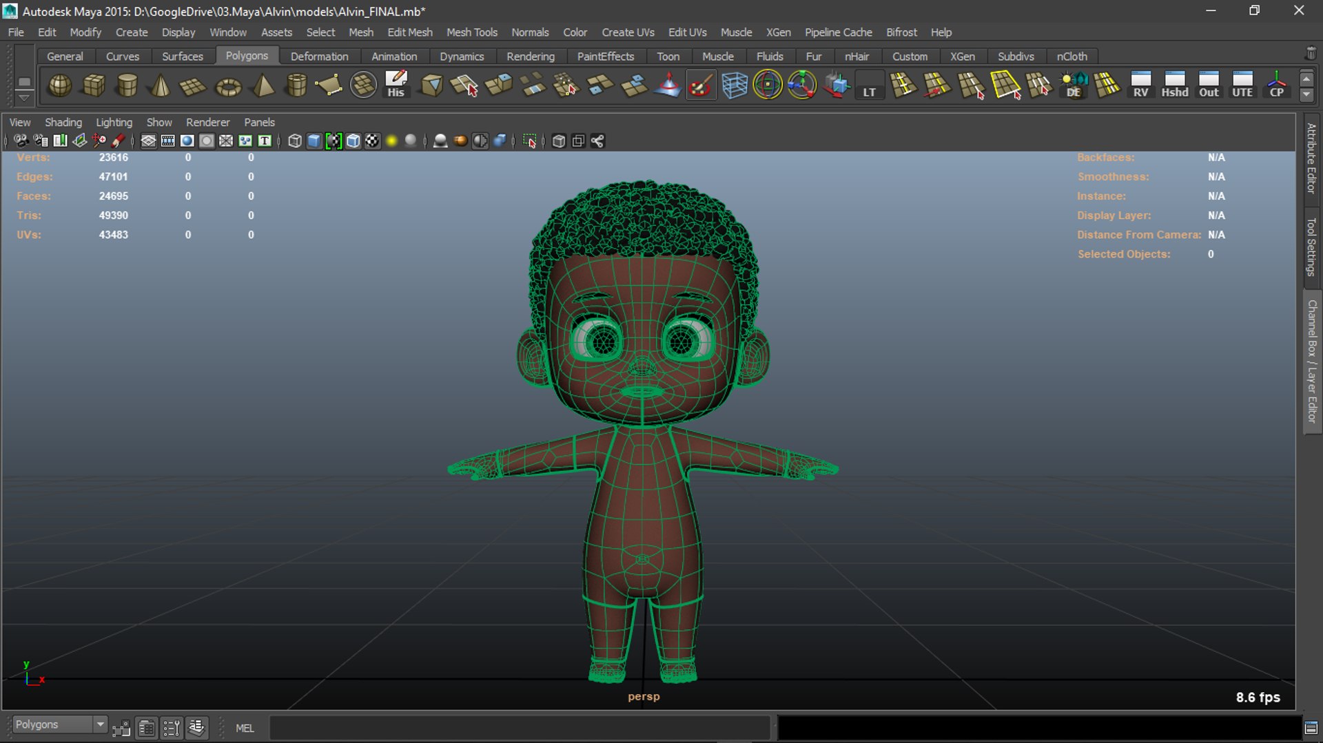 3D model Alvin stylised boy character - TurboSquid 1807260