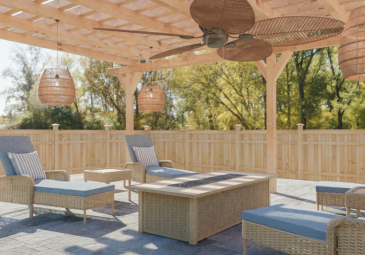 Outdoor Patio Set 3D Model - TurboSquid 1590203