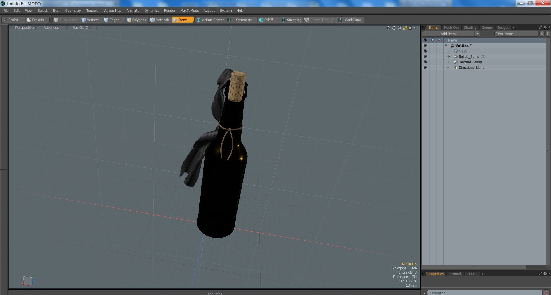 Bottle Bomb 3D Model - TurboSquid 2218478