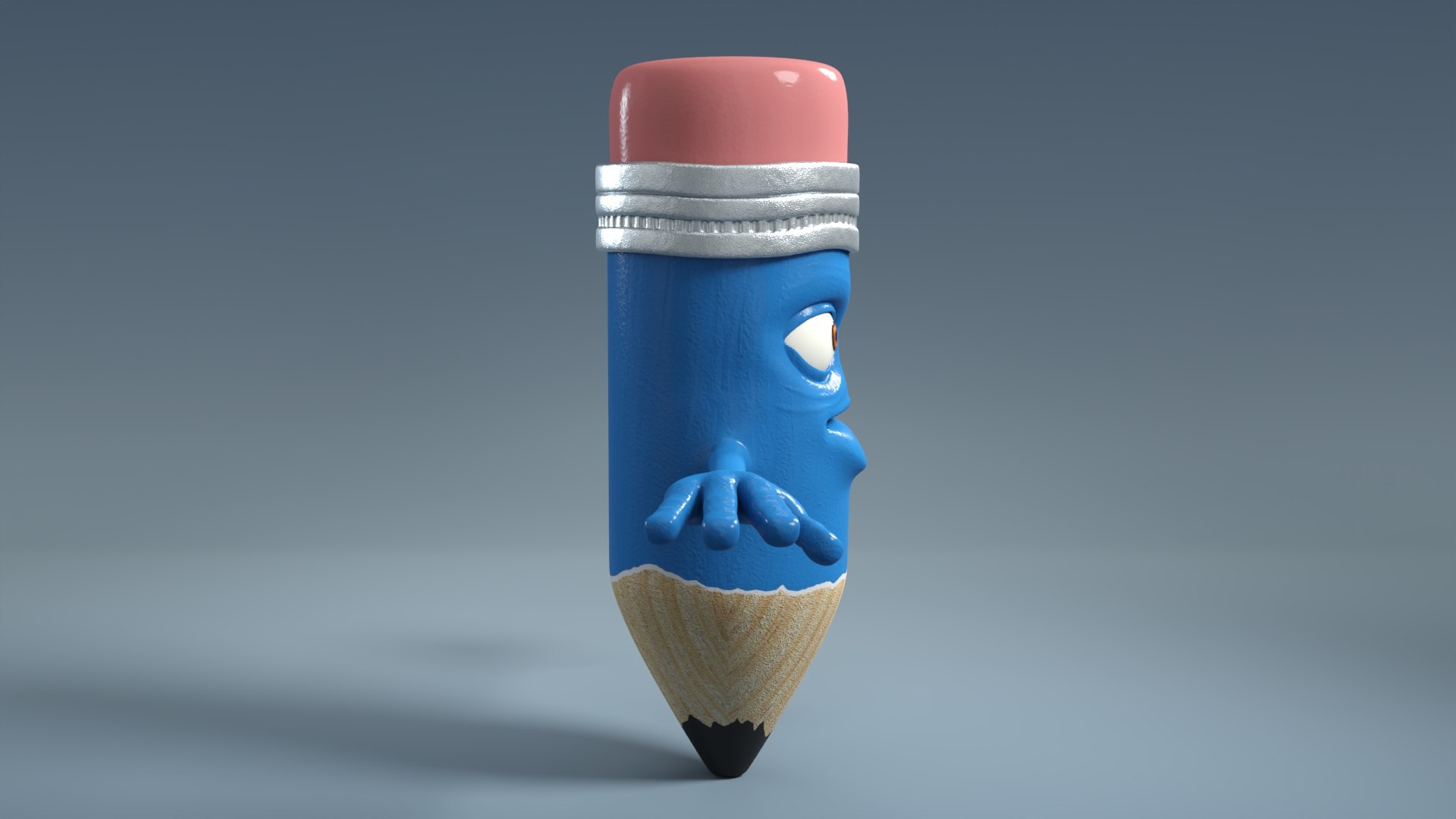 PencilCharacter Model - TurboSquid 2273391
