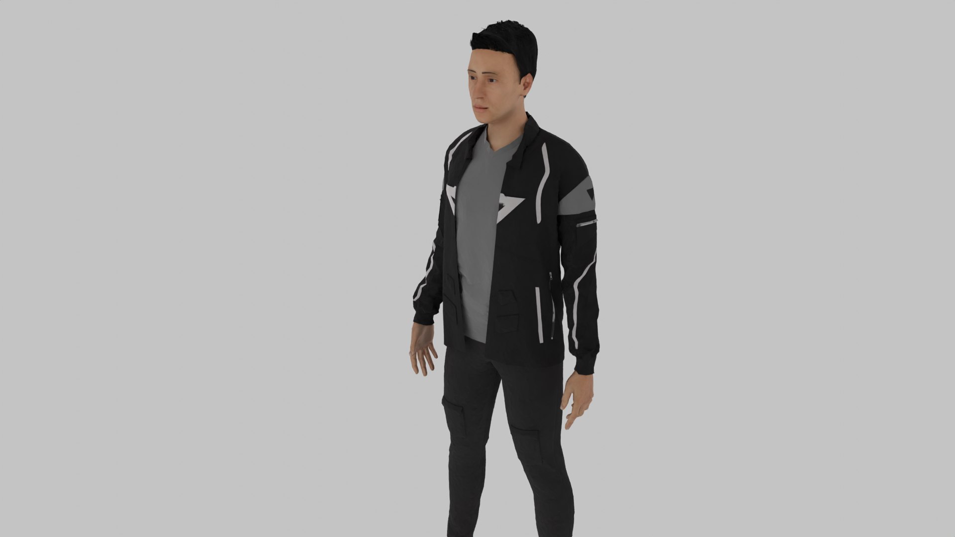 Biker Character 3D Model - TurboSquid 1971480