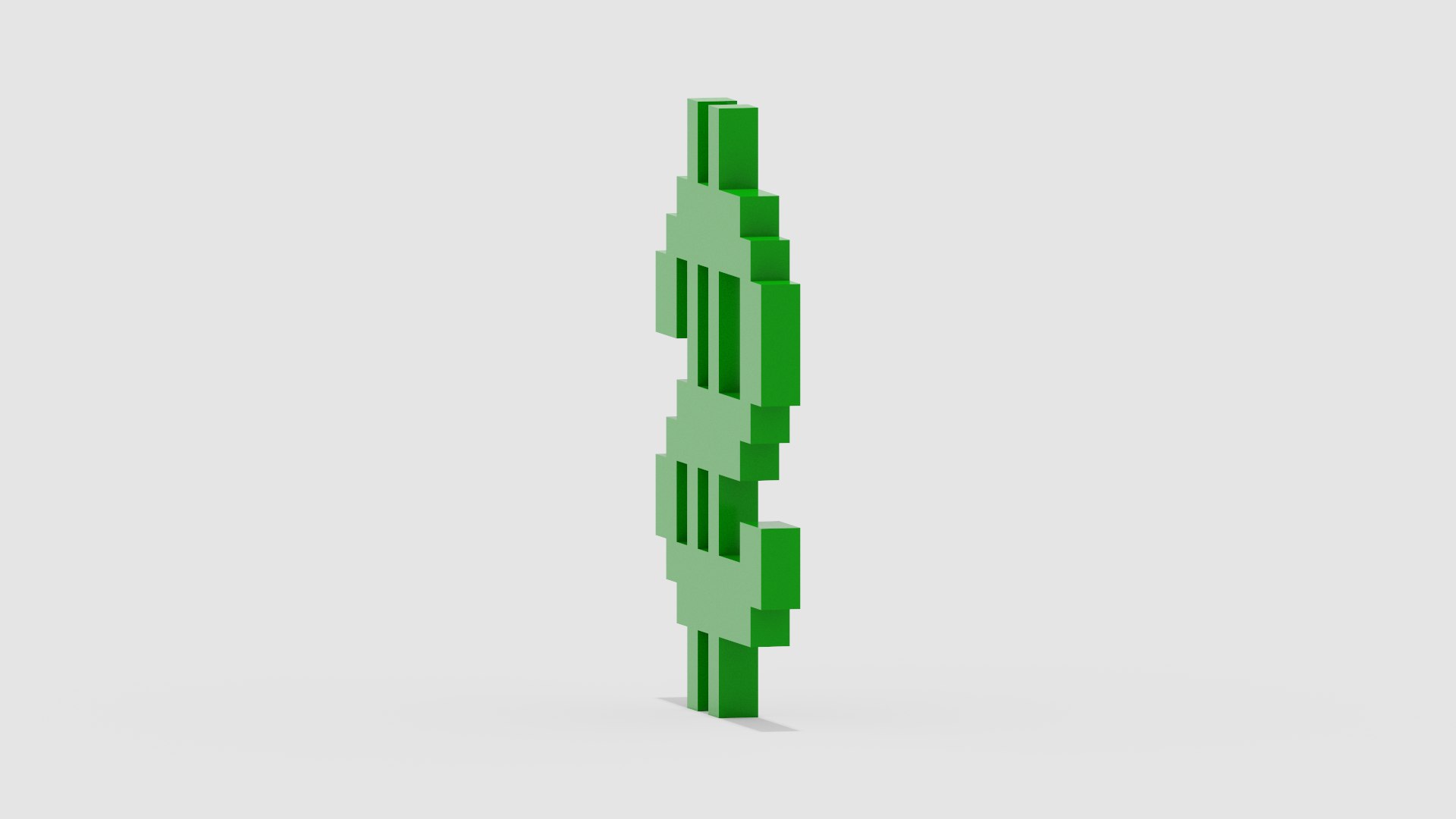Dollar Symbol 3D Model - TurboSquid 2189529