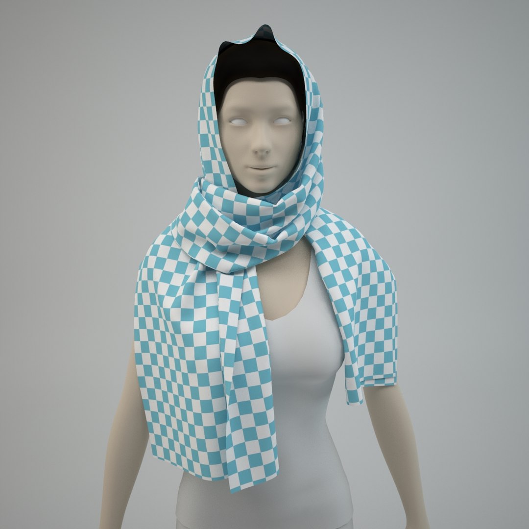 3d Model Scarf