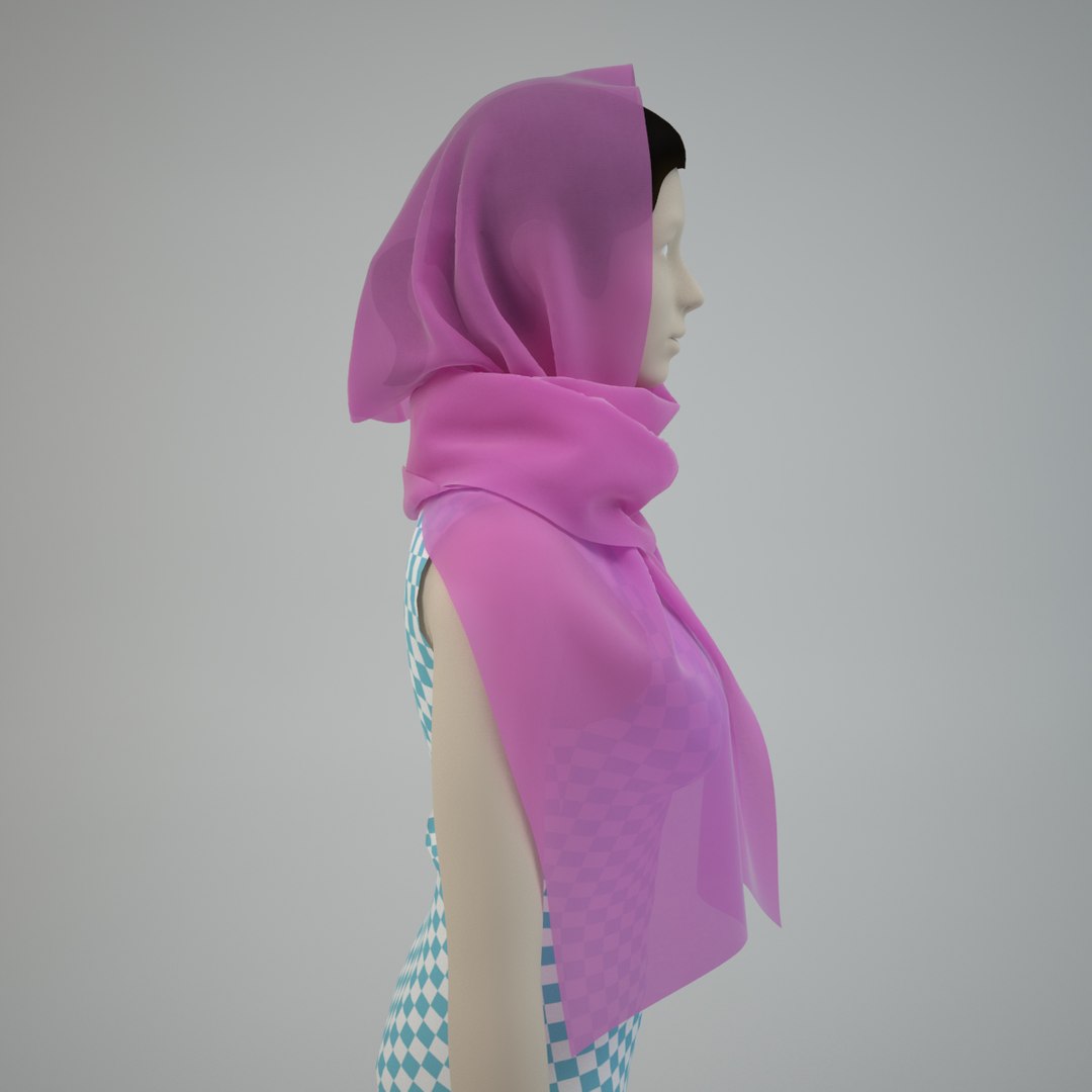 3d Model Scarf