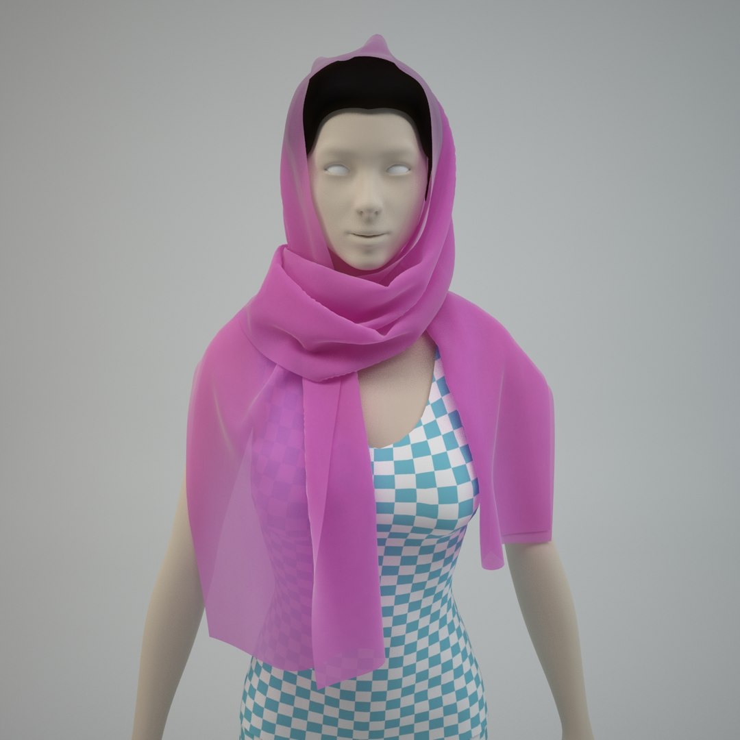 3d Model Scarf