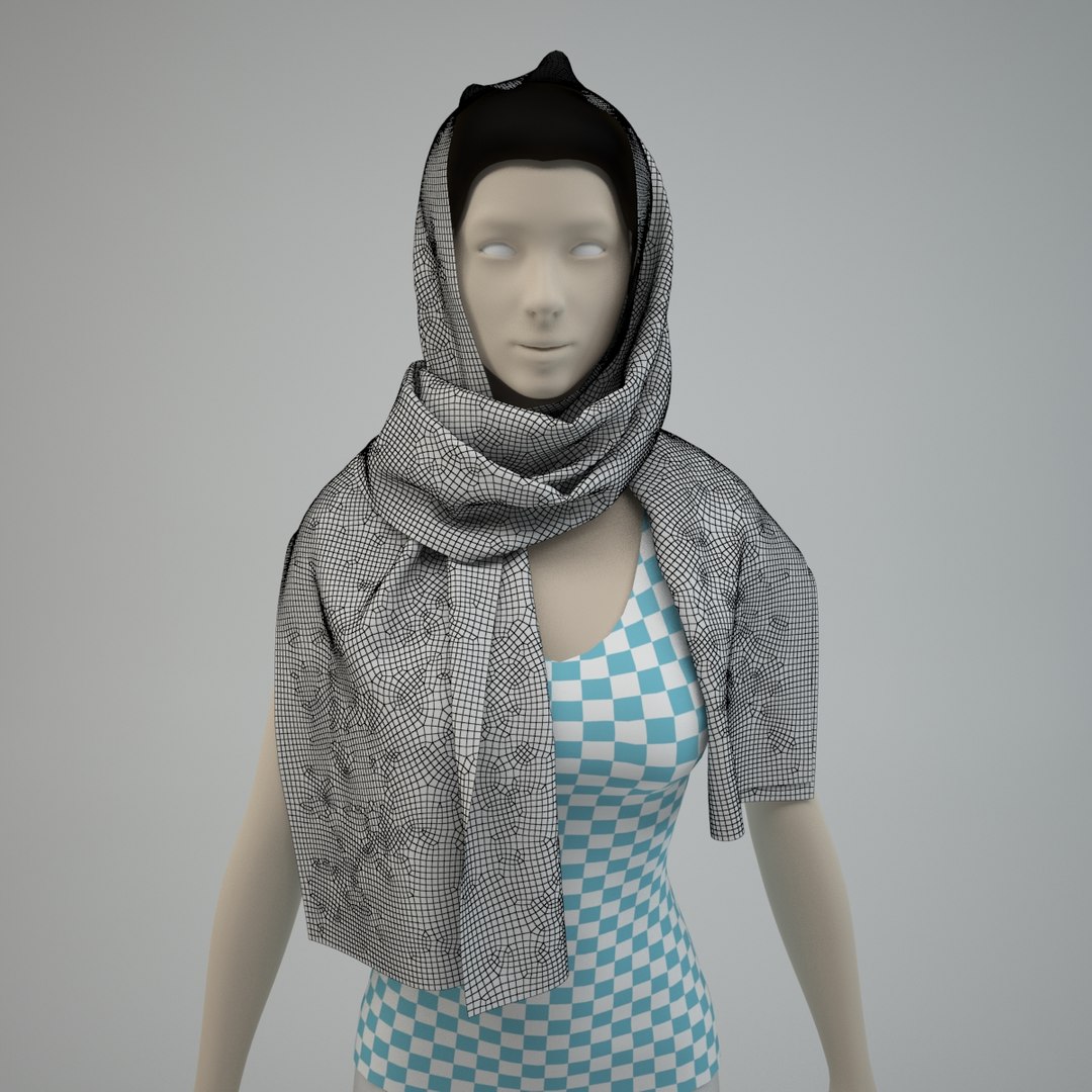 3d Model Scarf