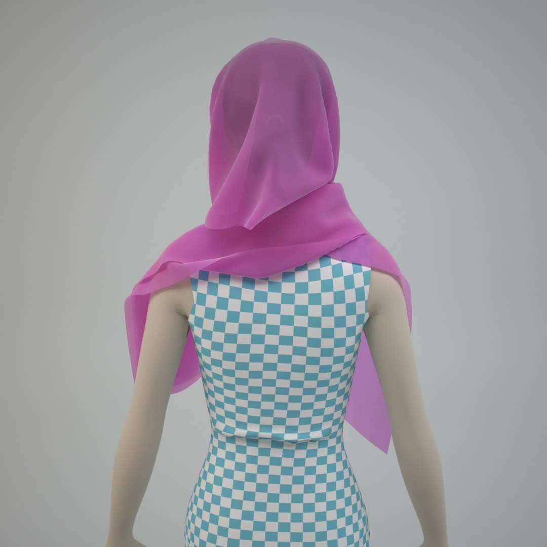 3d Model Scarf