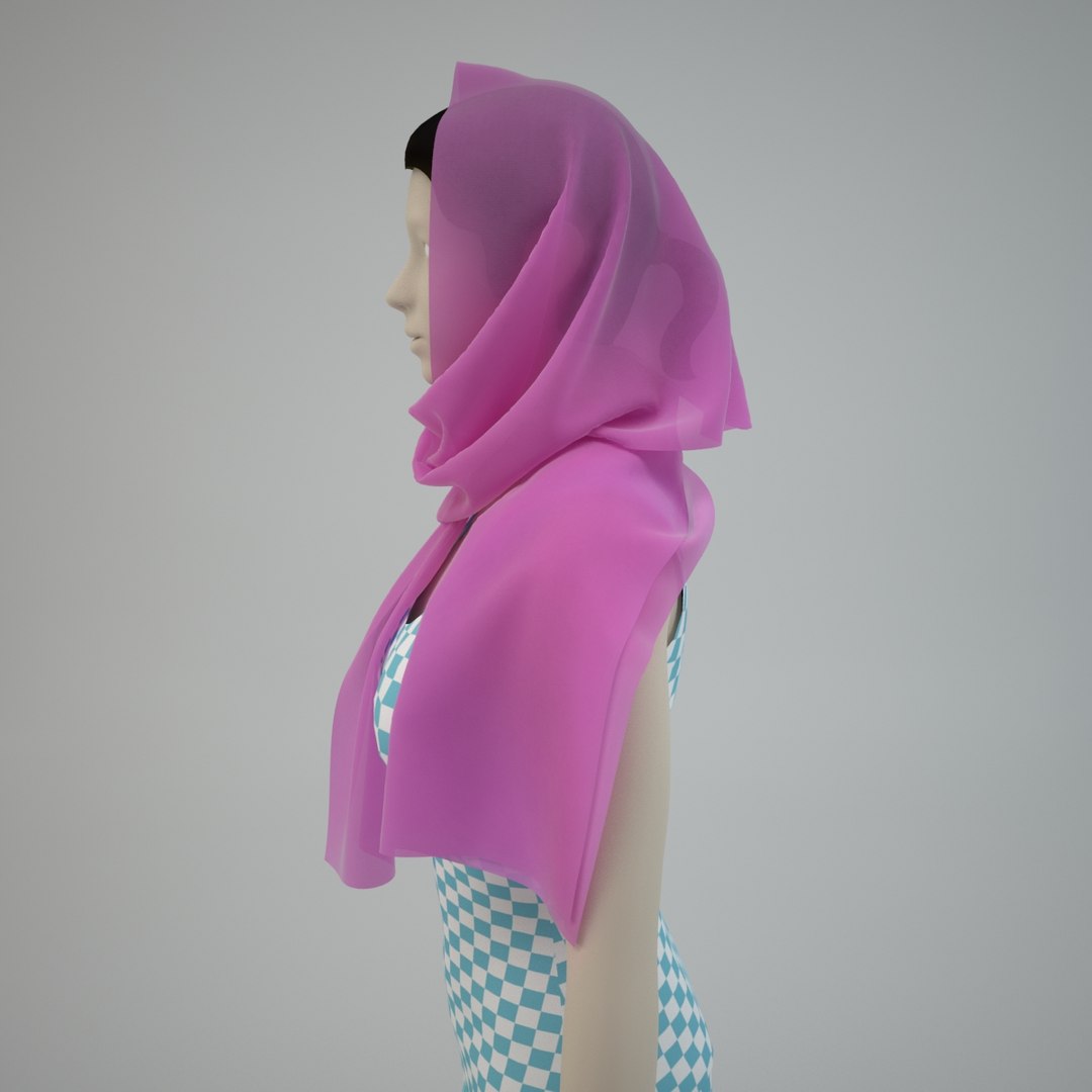 3d Model Scarf