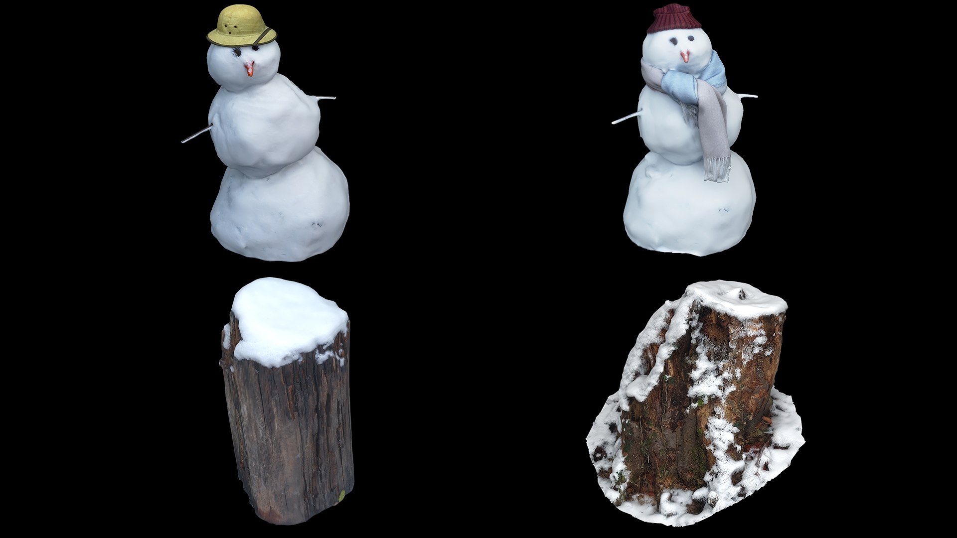 Snow Element Collection 01 3D - TurboSquid 2160878