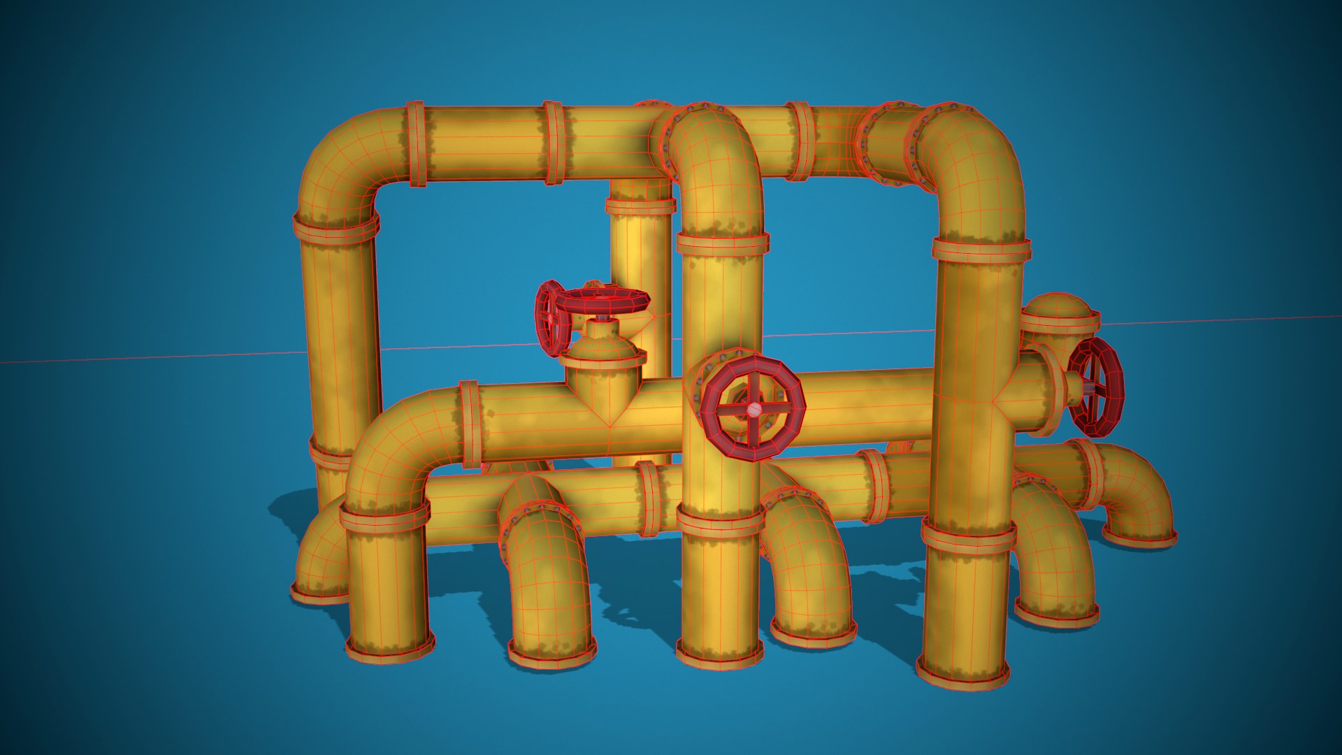 Stylized Modular Pipes Ready 3D Model - TurboSquid 1448057