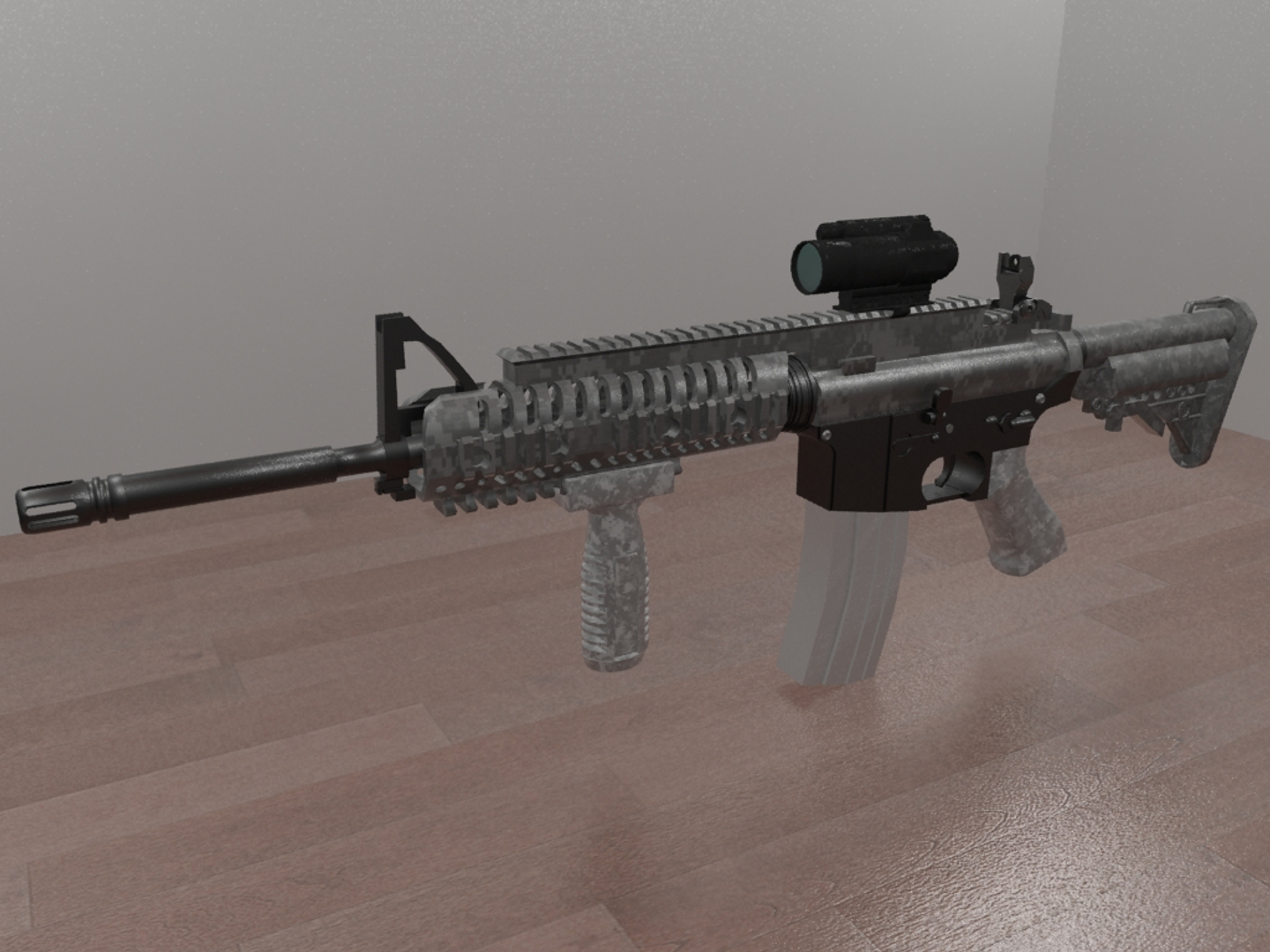 free m4a1 m4 3d model