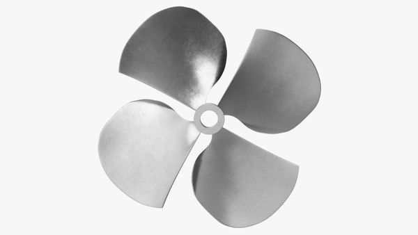 Four blades propeller fan 3D model - TurboSquid 1754462