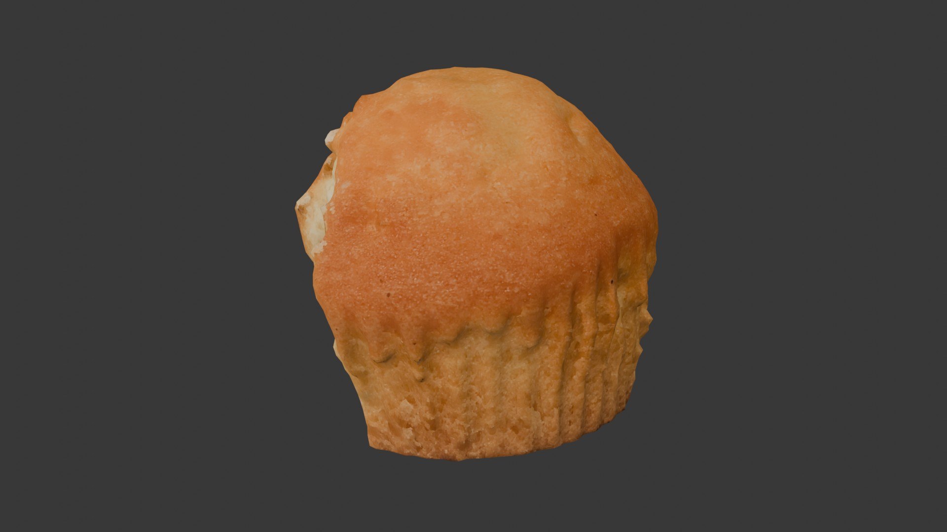 3D Bitten Bread Roll 3D Scan Model - TurboSquid 2408808