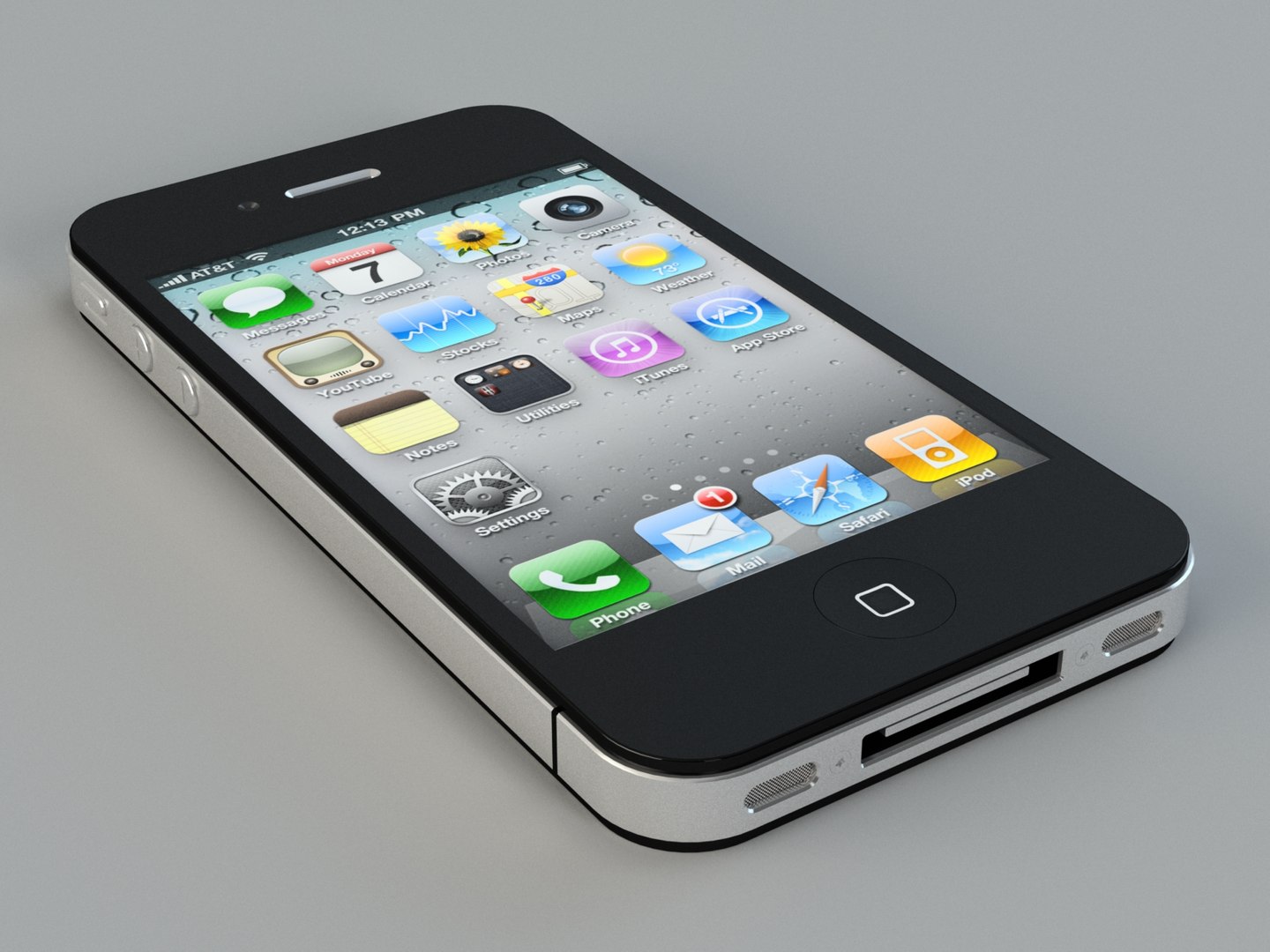 3d Max Apple Iphone 4