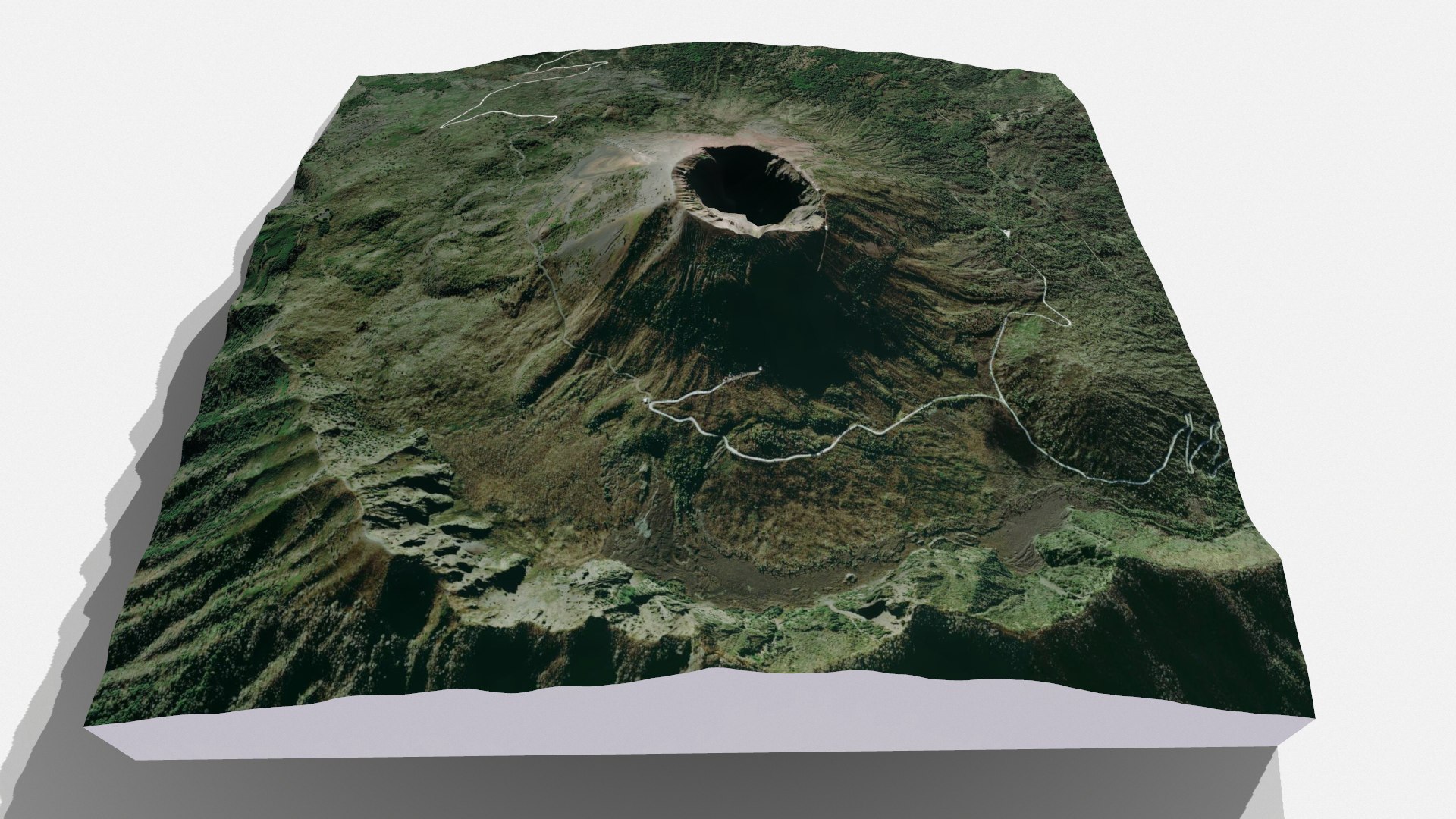Mountain Landscape Voclano Vesuvius Naples 3D - TurboSquid 2249016