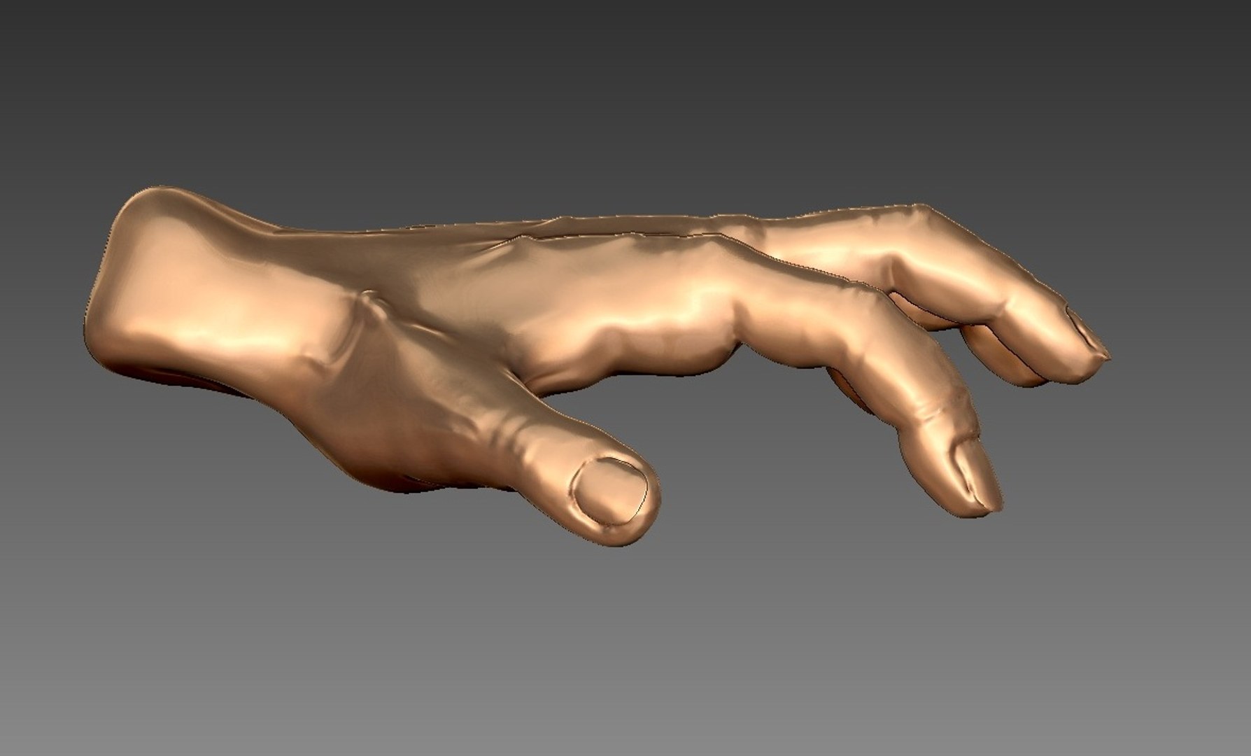 3d High-poly Hand Model