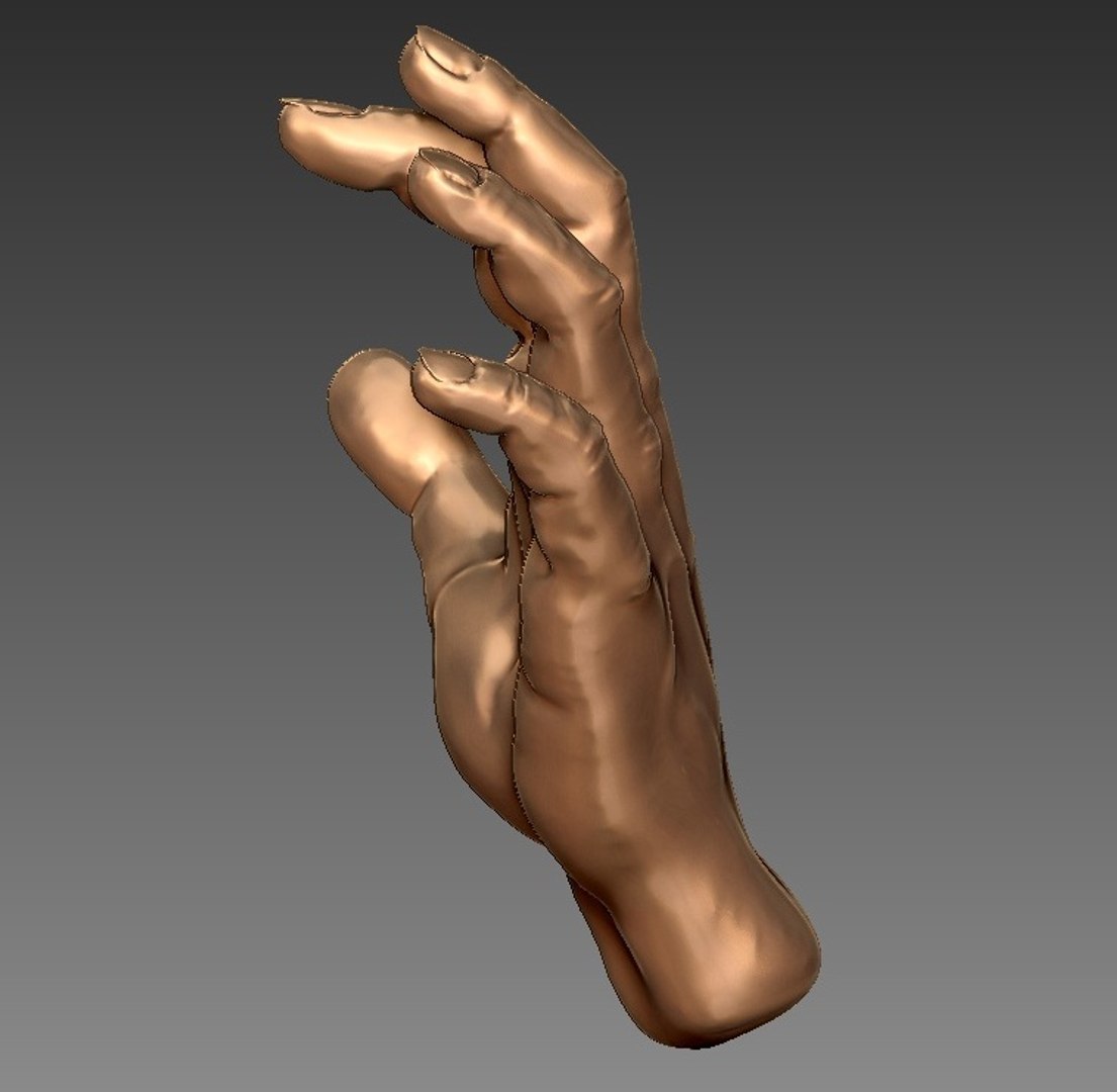 3d High-poly Hand Model