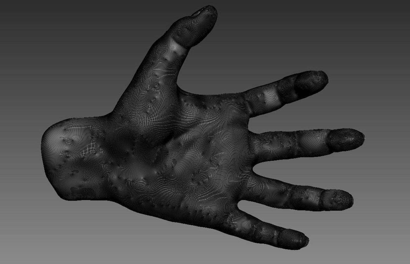 3d High-poly Hand Model