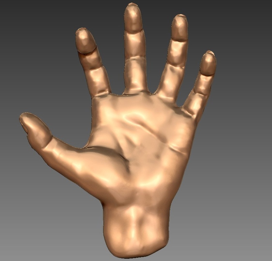 3d High-poly Hand Model
