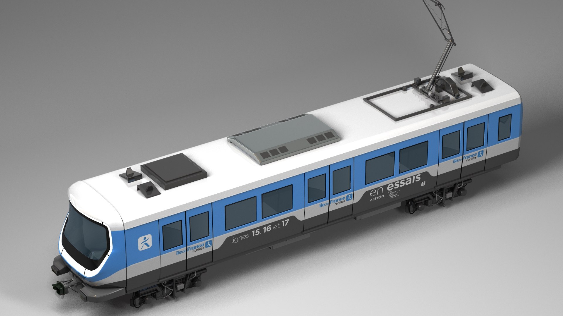 Grand Paris Express Train Model - TurboSquid 2173188