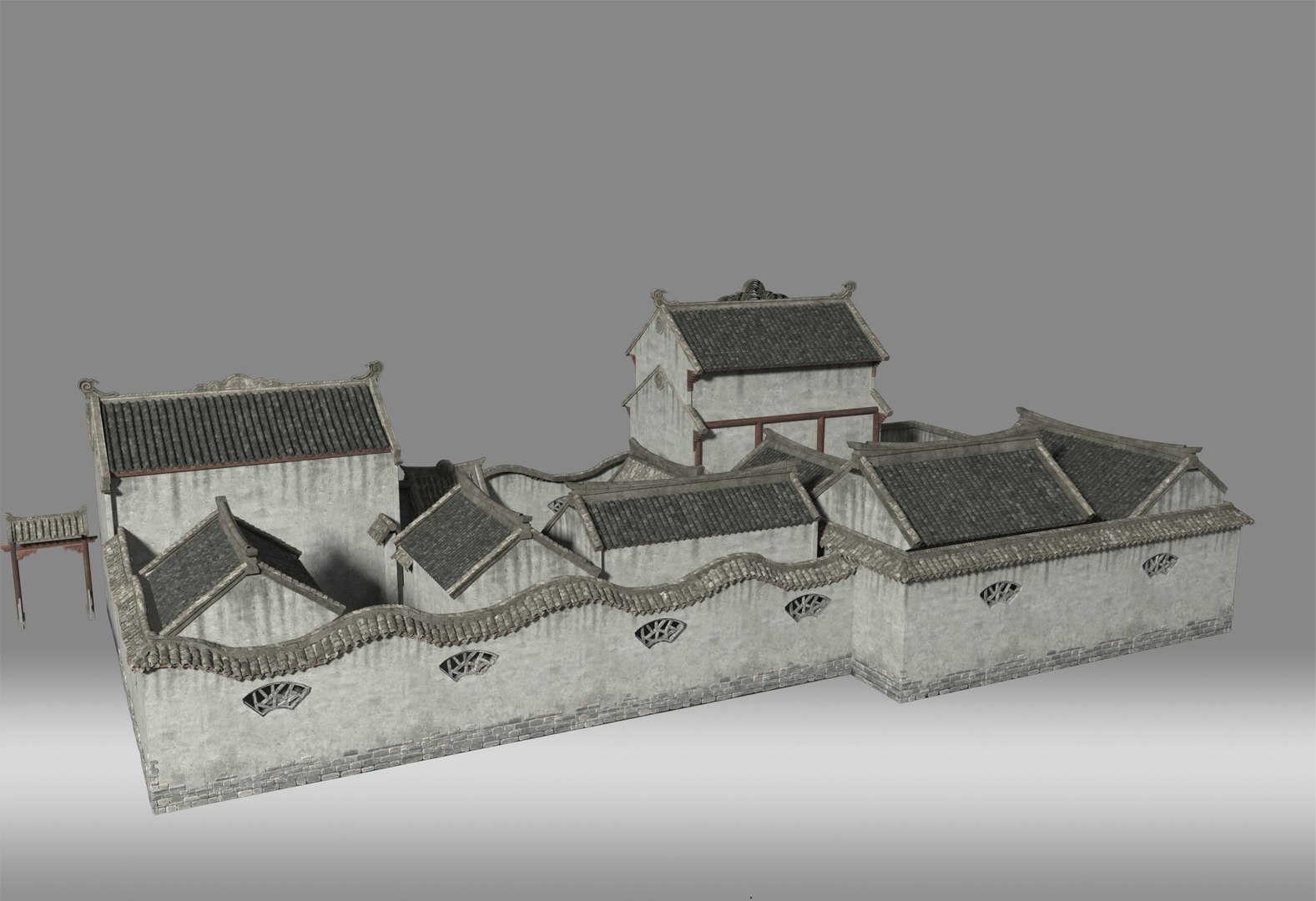 Ancient Architecture Model - TurboSquid 1717601