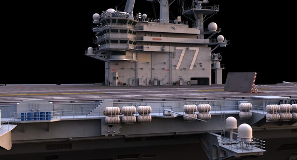 cvn 77 aircraft 3d max