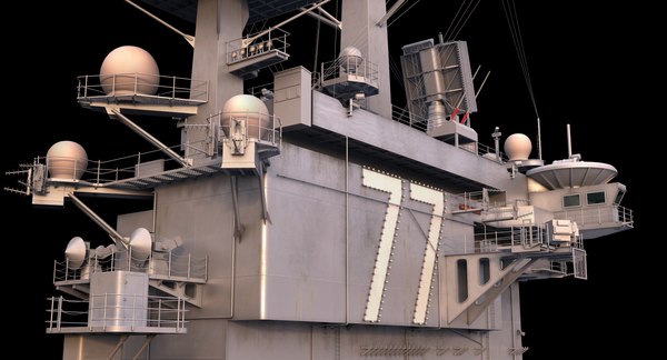 cvn 77 aircraft 3d max