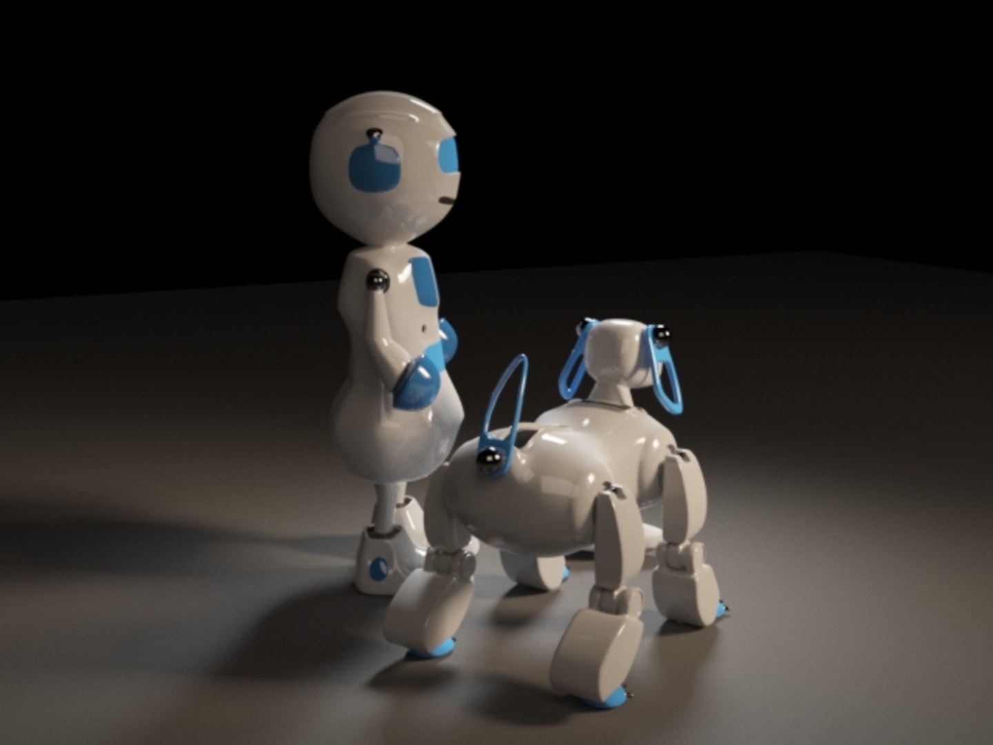 Robot Dog Bot 3D Model - TurboSquid 1400446