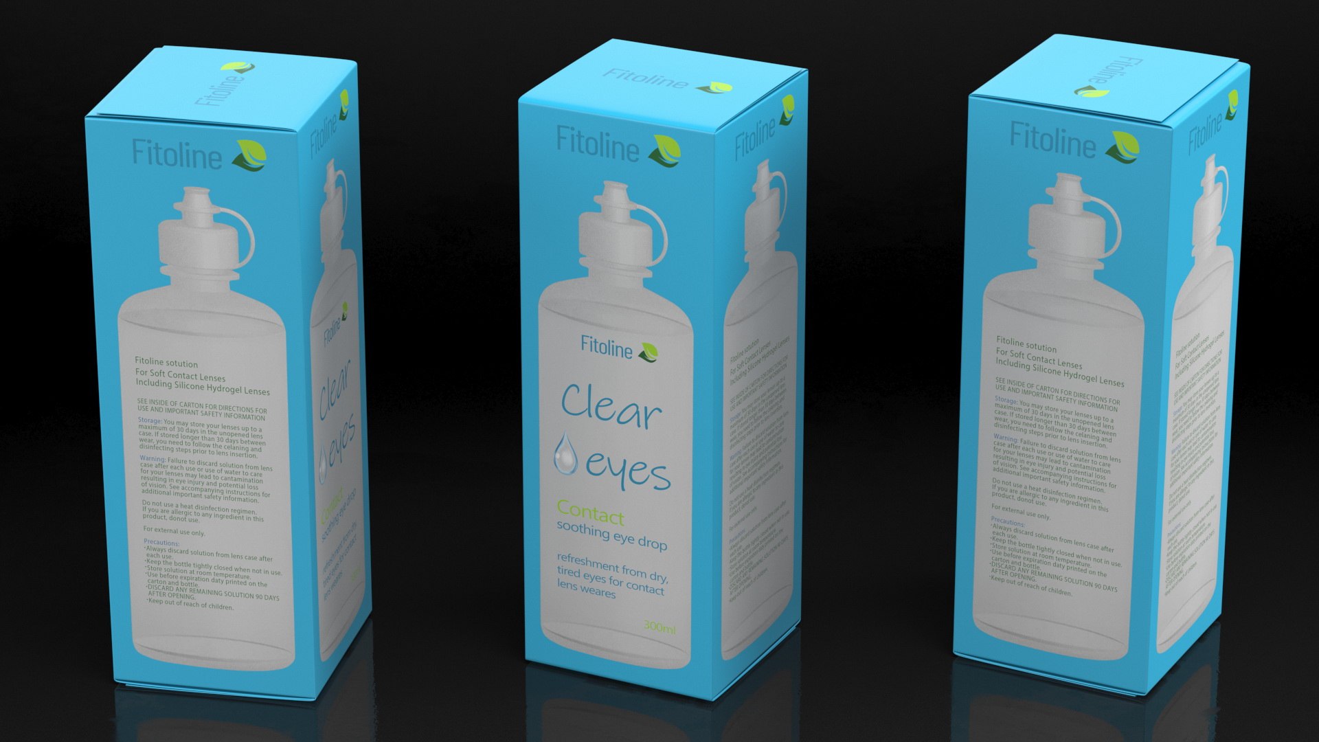 3D Contact Lens Fluid Packaging Clear Eyes - TurboSquid 1819650