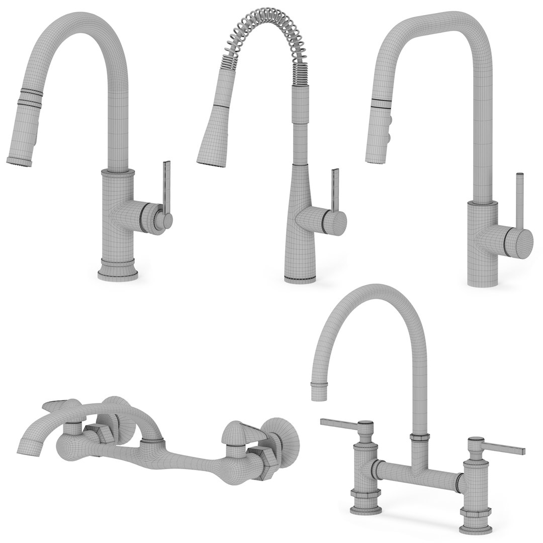 PFISTER Kitchen Faucets 3D Model - TurboSquid 2047413