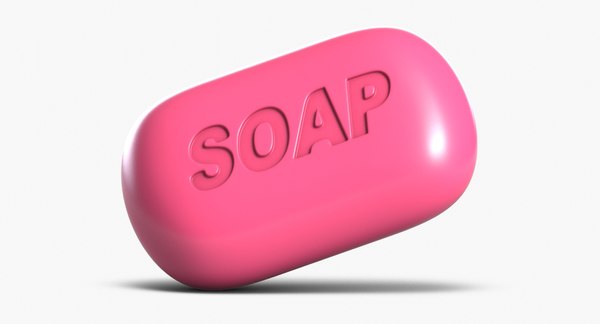 3D pink soap - TurboSquid 1409007