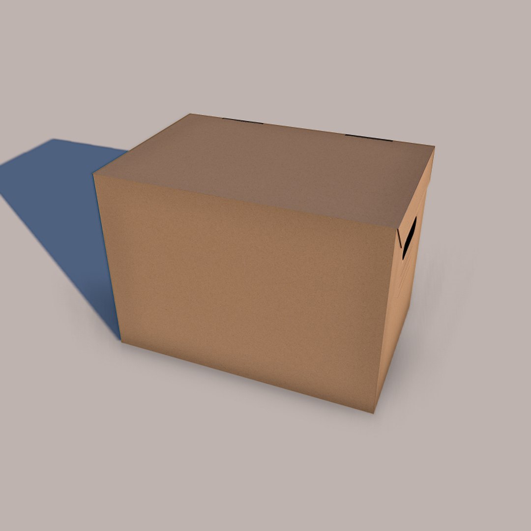 Cardboard Box 3ds Free