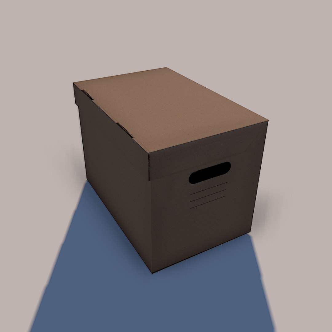 Cardboard Box 3ds Free