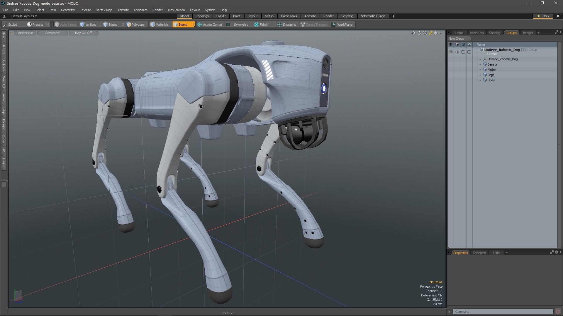 3D Unitree Robotic Dog - TurboSquid 2258187