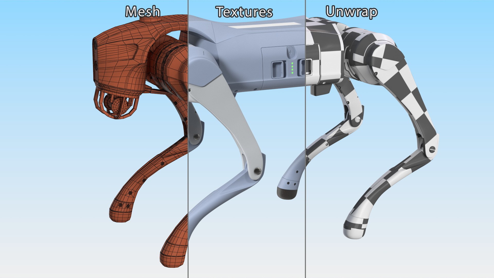 3D Unitree Robotic Dog - TurboSquid 2258187
