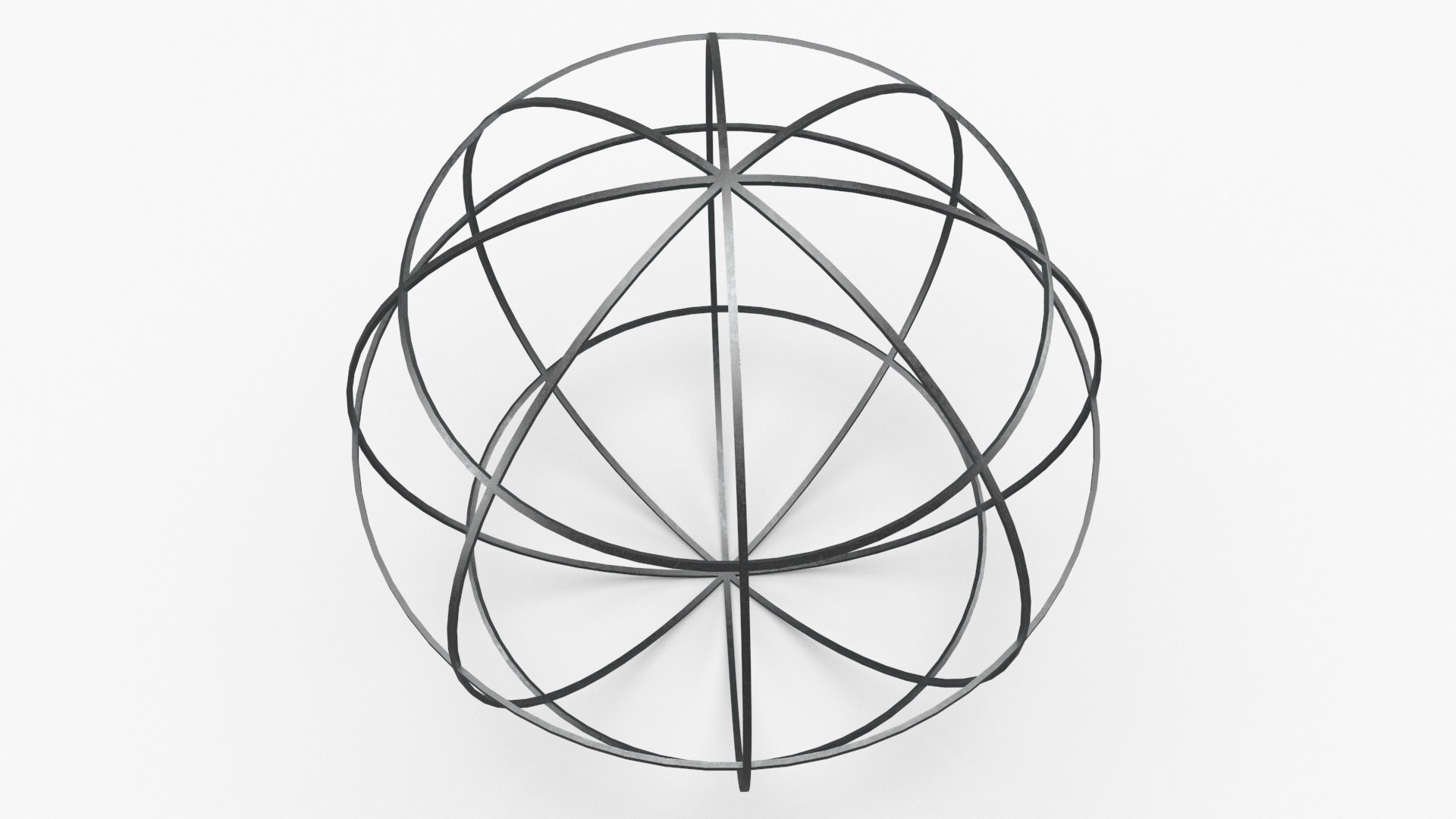 3D Wireframe Sphere 01 - TurboSquid 1796396