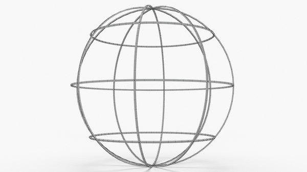 3D Wireframe Sphere 01 - TurboSquid 1796396
