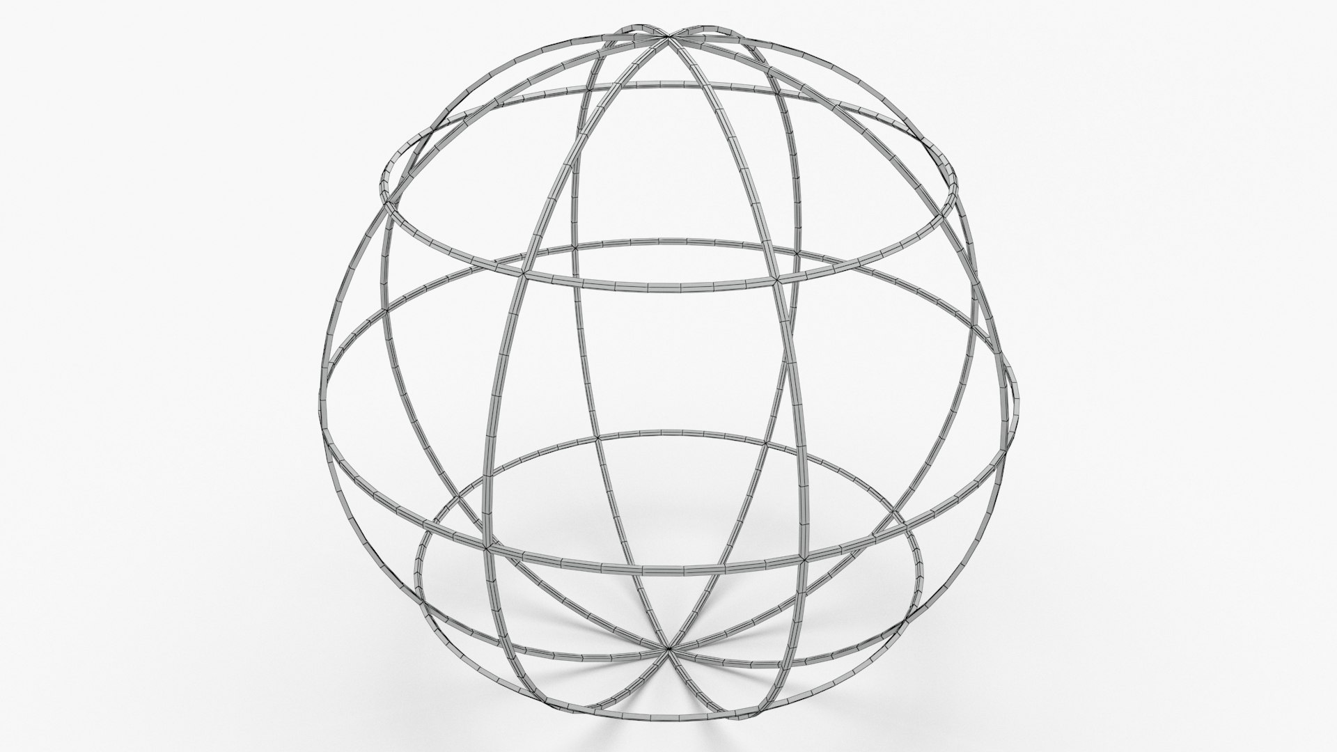 3D Wireframe Sphere 01 - TurboSquid 1796396